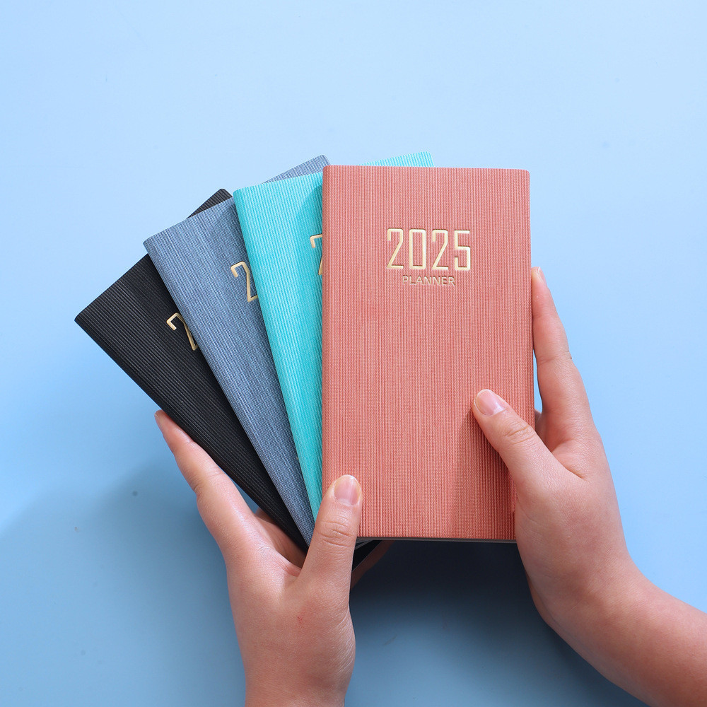 2025 A6 Agenda Book Mini Portable Diary Weekly Planner Notebooks To Do ...