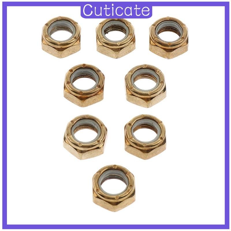 [CUTICATE] 8 ชิ้นสเก็ตบอร์ด Kingpin สกรูถั่วเหล็กคาร์บอน Longboard Kingpin Nuts | Shopee Thailand