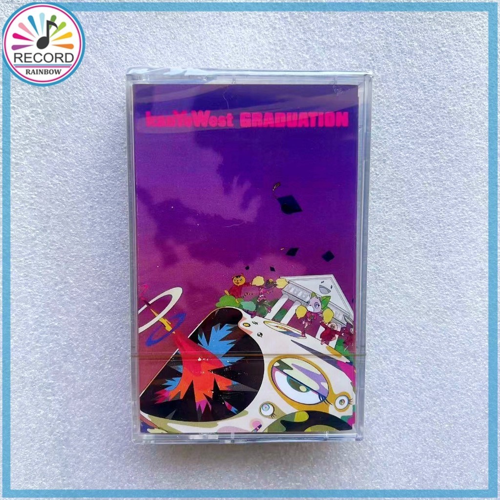 Kanye West Graduation Cassette Tape + หนังสือเนื้อเพลง [ปิดผนึก] ใหม่ ...