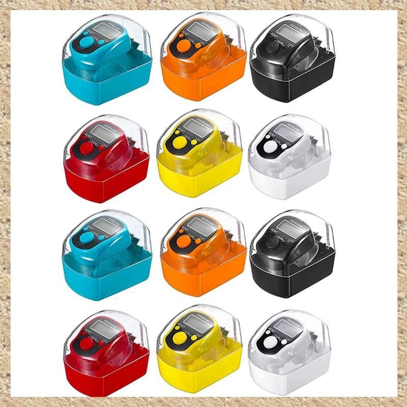 [UQOE] 12pack Digital Counting Counter Clicker สีสัน 5-Digits Handheld ...