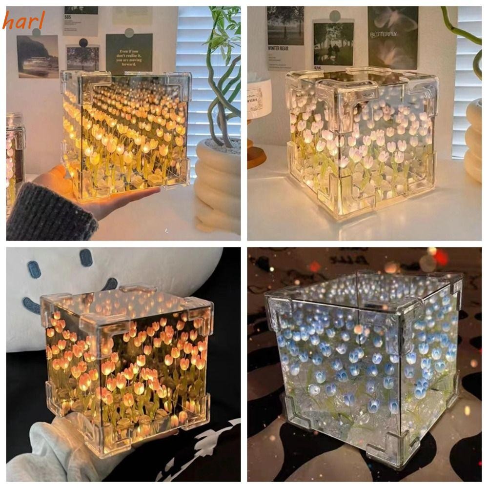 Harl ทิวลิป Night Light, Excluding ของขวัญกระเป๋า Handmade DIY LED ตก ...