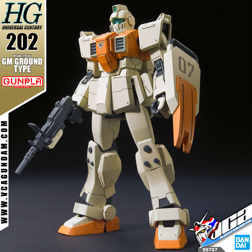VCA ⭐️ BANDAI GUNPLA HIGH GRADE HG 1/144 GM GROUND TYPE ประกอบ หุ่นยนต์ ...