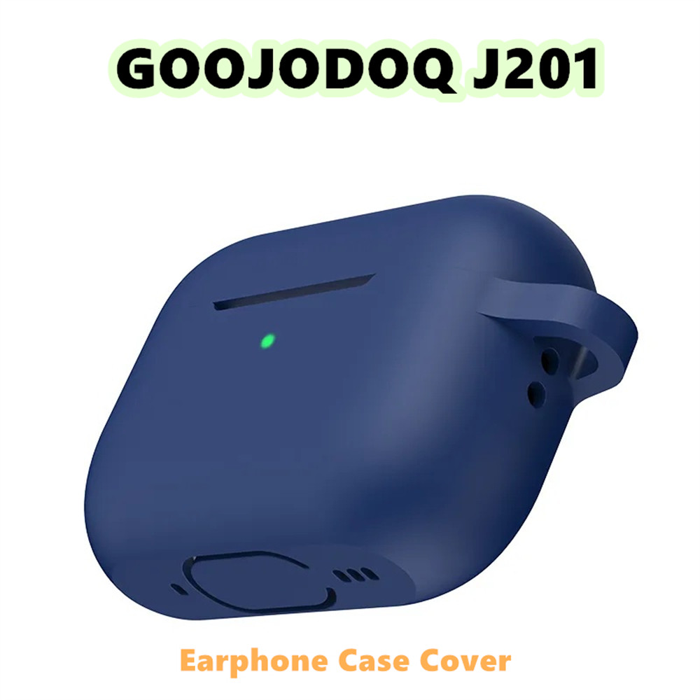 Trend Frontfor GOOJODOQ J201 เคสซิลิโคนอ่อนนุ่มสีทึบหูฟังฝาครอบ ...