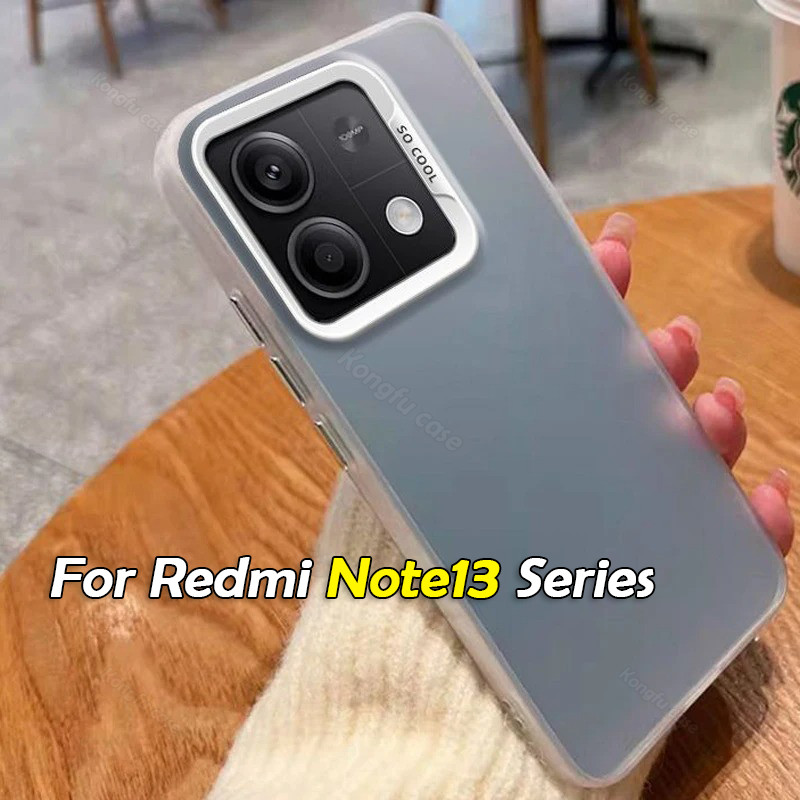 ปลอกสําหรับ Xiaomi Redmi Note 13 Pro Plus Note13Pro + Note13 13Pro 4G 5G Square Laser เคสกันชน ...