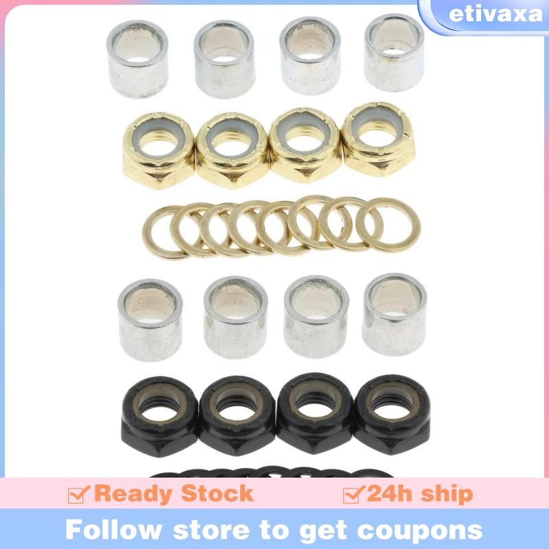 [Etivaxa] อะไหล่ฮาร์ดแวร์ Speed Kits Axle Speed Washers Nuts Set - สี ...