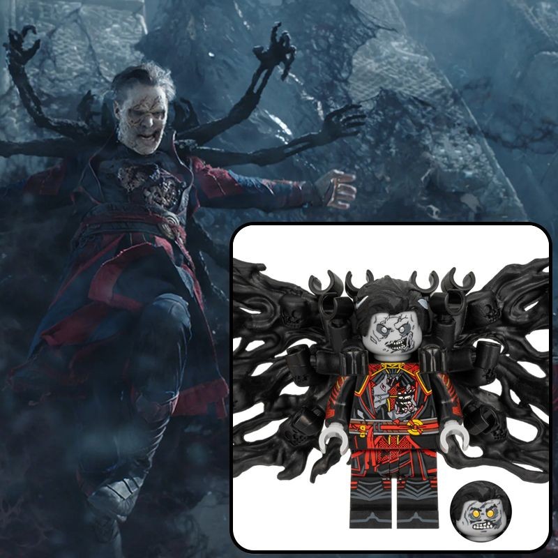 เข้ากันได้กับ Lego Zombies Doctor Strange 2 Minifigures Marvel Avengers ...