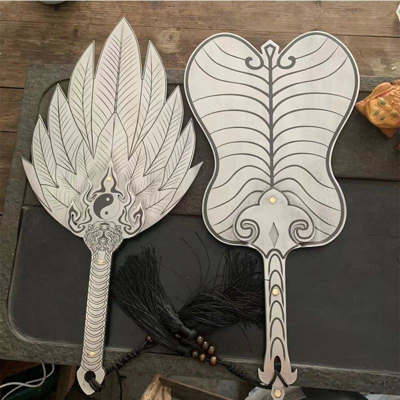 Jingyu Fan Tai Chi Bagua Fan Romance of the Three Kingdoms Zhuge Liang ...