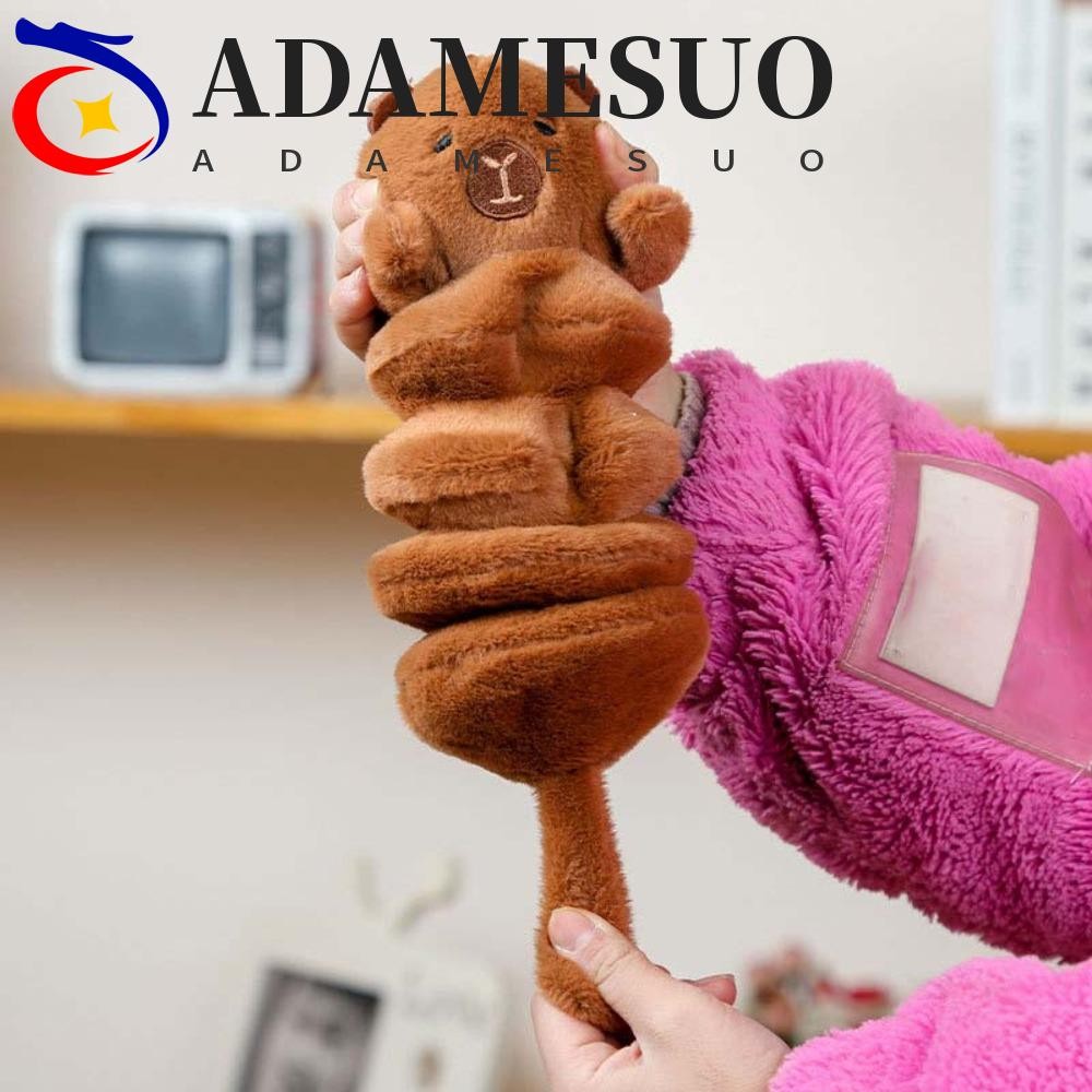 ADAMESUO Capybara Key แหวน, กระต่ายนุ่มฤดูใบไม้ผลิสัตว์จี้, Creative Bow Bee Pig การ์ตูนตุ๊กตา ...