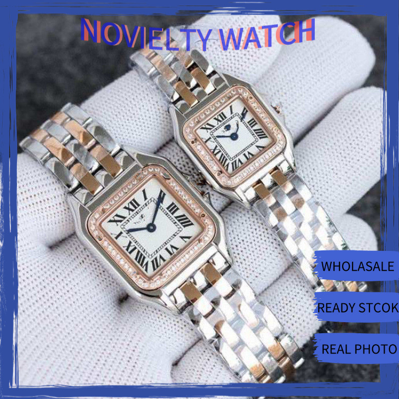 Cheetah Classic Vintage Square Diamond Roman Dial Quartz Watch | Shopee ...