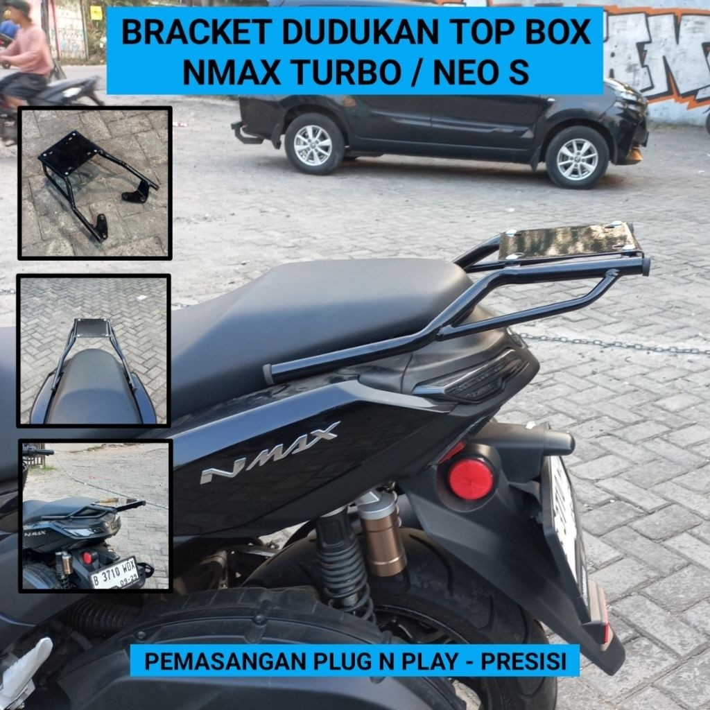 ขายึดกล่อง Nmax | ขายึดกล่องท้าย Nmax Turbo - Nmax Neo - Nmax 2025 ...