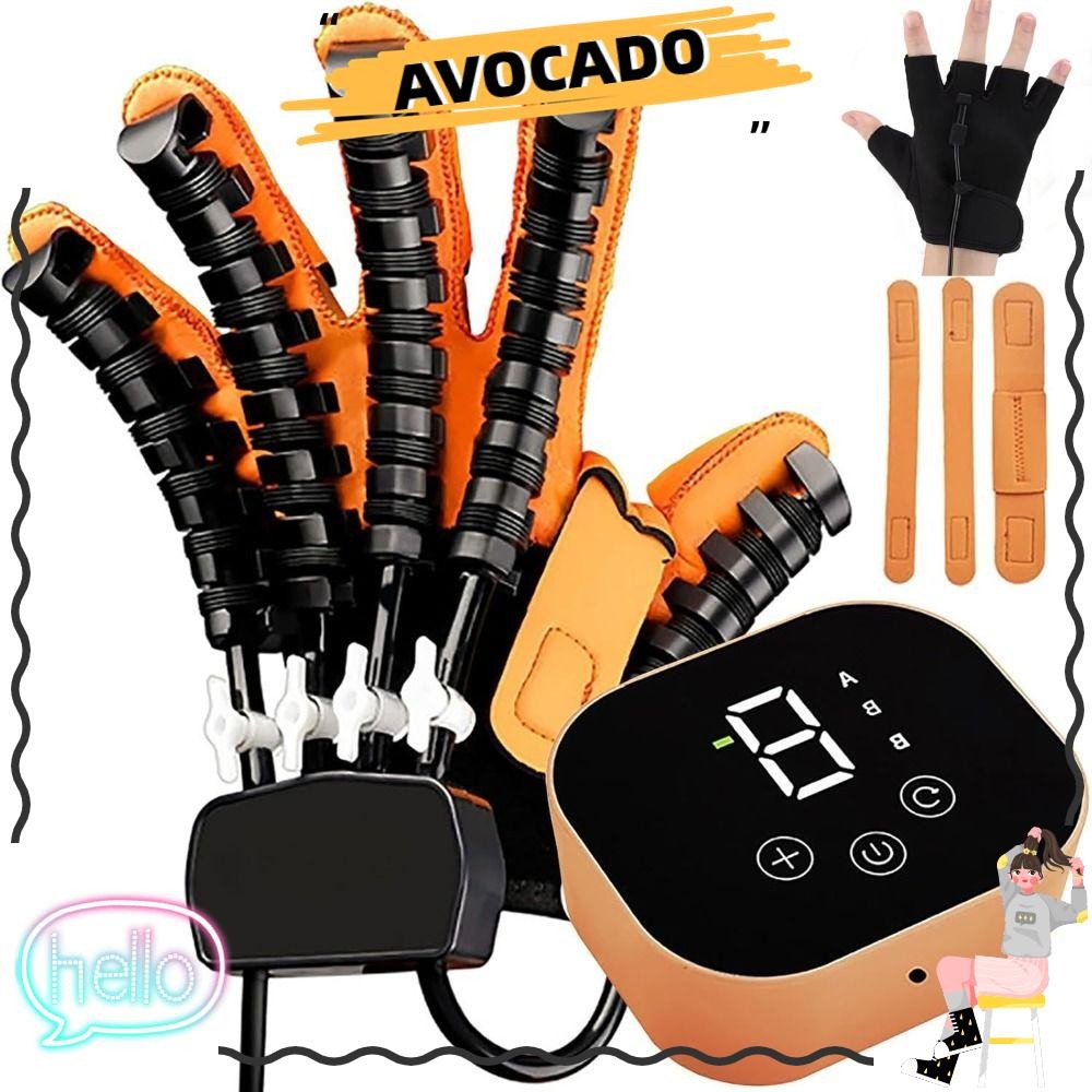 ถุงมือฟื้นฟู AVOCAR สำหรับการฟื้นฟูสมรรถภาพมือ พร้อมเทรนเนอร์นิ้ว ...