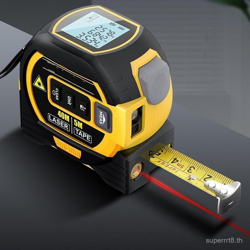 3 in 1 Laser Tape Measure, Digital Laser Distance Meters with LCD ...