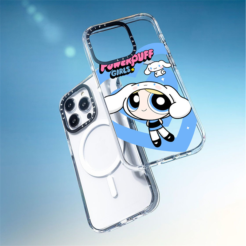Casetify X The Powerpuff Girls & sanrio Bubbles Cinnamoroll แม่เหล็กดูด ...