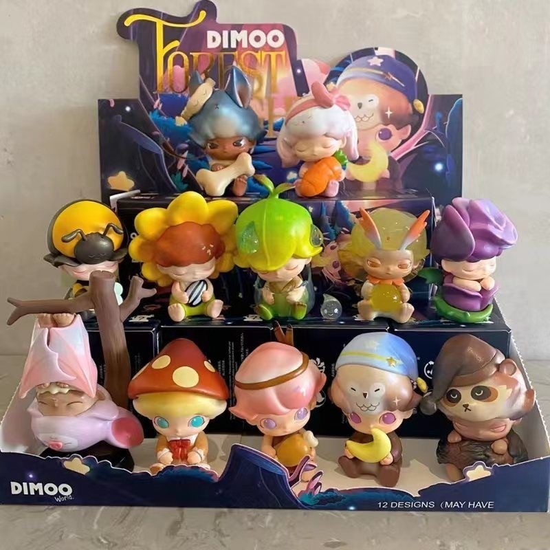 Dimoo Forest Night Series Mystery Box ของตกแต่งเดสก์ท็อปน่ารัก | Shopee ...