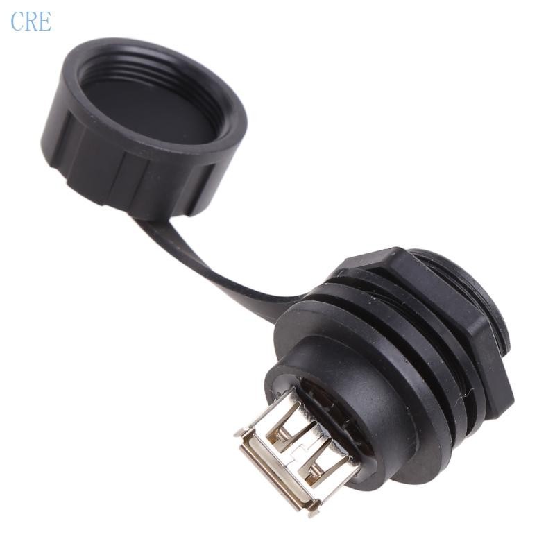 Cre USB 2 0 แผงหญิง Pass Connector Mount ปลั๊กซ็อกเก็ตกันน้ํา IP67 ...