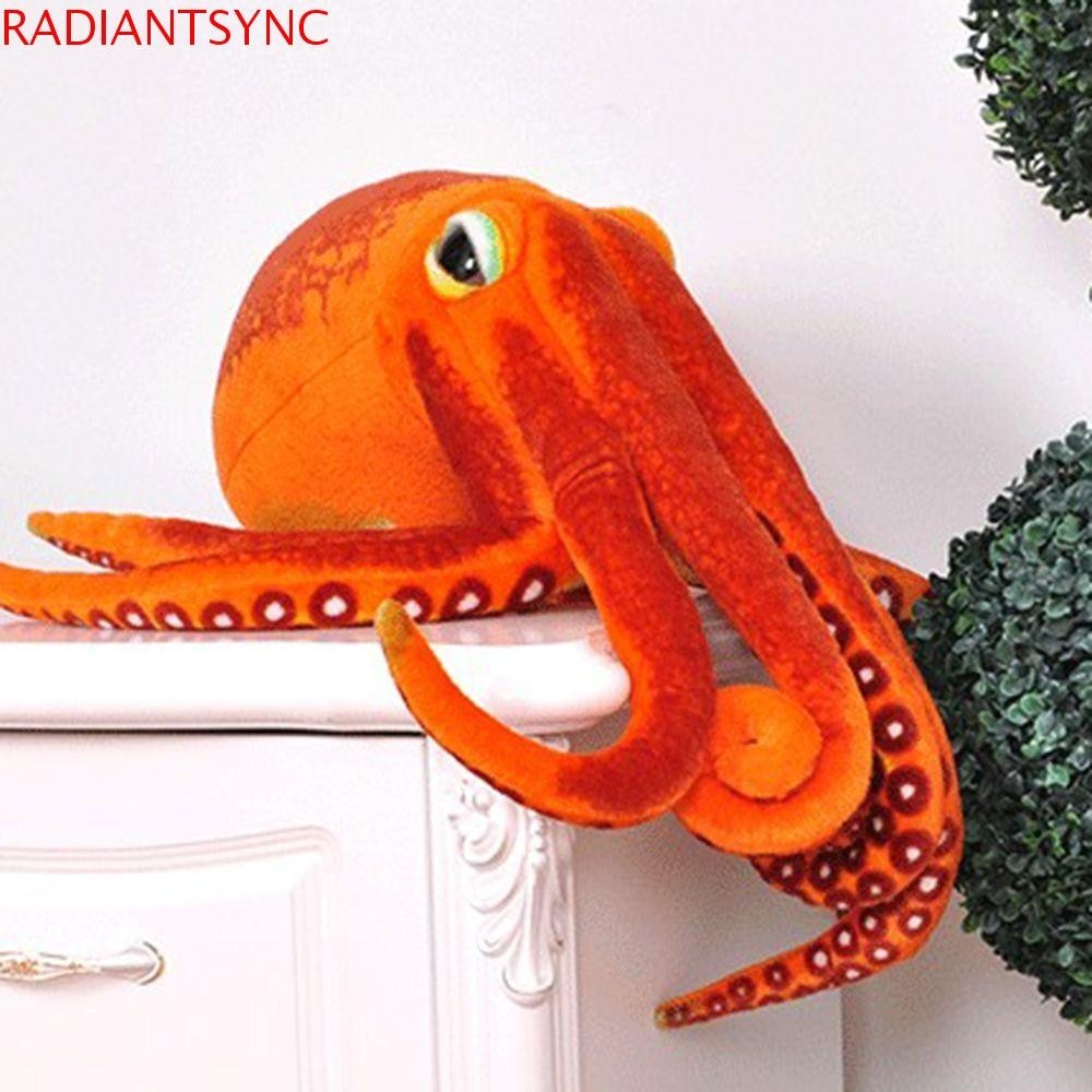 Radiantsync Plush Octopus ของเล่น 30 ซม.ของขวัญพนักพิงตกแต่งสบายตลกเบาะรองนั่ง | Shopee Thailand