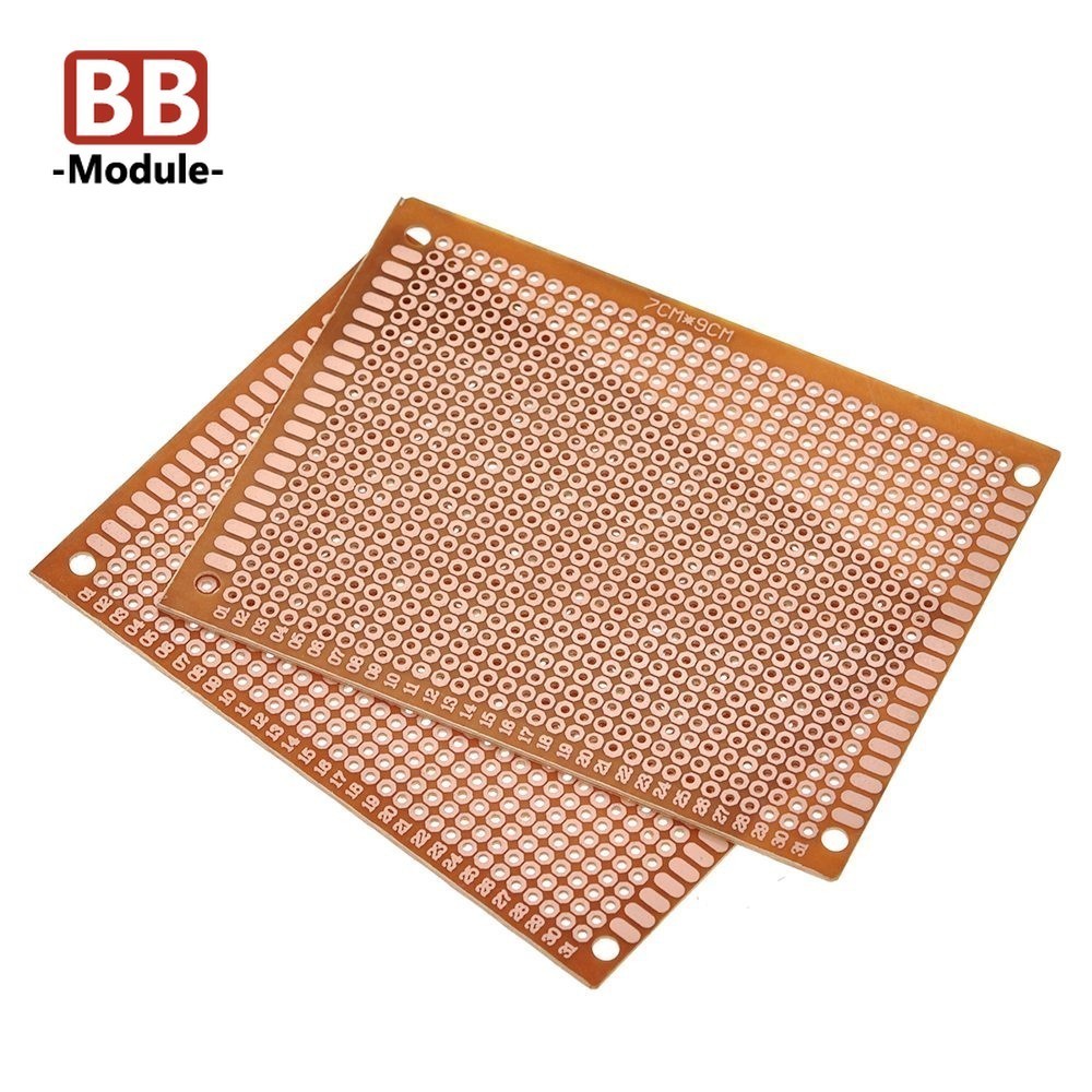 10pcs 7x9 7*9 ซม.ต้นแบบด้านเดียว PCB Breadboard Universal Board ทดลอง ...