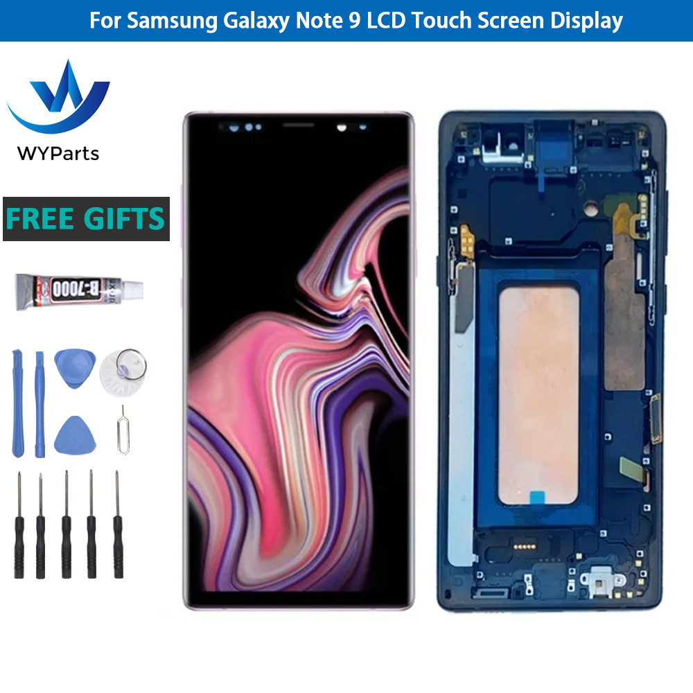 Incell สําหรับ Samsung Note 9 N960F N960D/S จอแสดงผล LCD กรอบเปลี่ยน ...