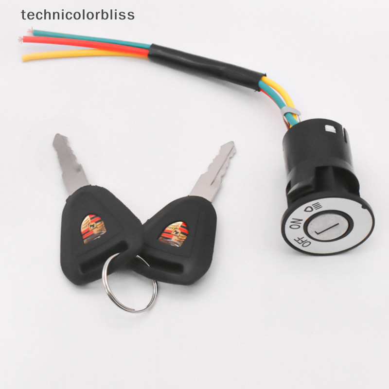 Tcbs ไฟฟ้าจักรยานสวิทช์จุดระเบิด Key Power Lock สําหรับสกู๊ตเตอร์ไฟฟ้า ...