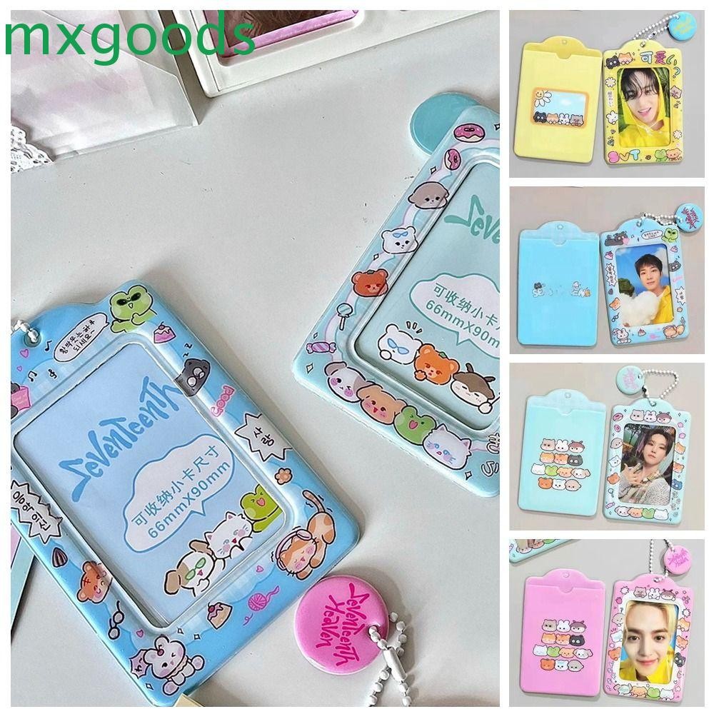 Mxgoods Seventeen Card Sleeve, การ์ตูน Kpop Idol Kpop Idol Photocard Holder, Kawaii เคสป้องกัน ...