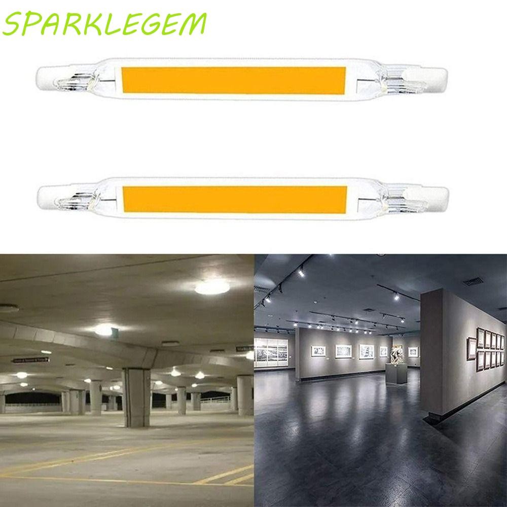 Sparklegem R7S หลอดโคมไฟ เปลี่ยนหลอดไฟ COB หรี่แสงได้ แบบพกพา 110v/220v ...