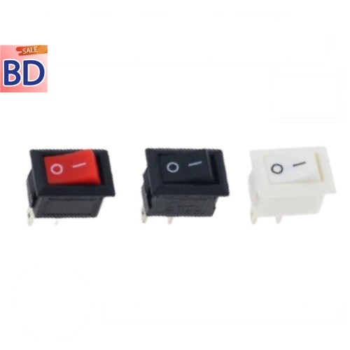 KCD11 สวิตซ์เปิด/ปิด แบบ 2 ขาและ 3 ขา 10x15mm (คละสี) เหมาะกัน Arduino ...