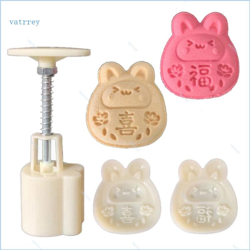 Va กระต่าย Mooncake แม่พิมพ์แบบดั้งเดิมเทศกาลกลางฤดูใบไม้ร่วง Mooncake ...