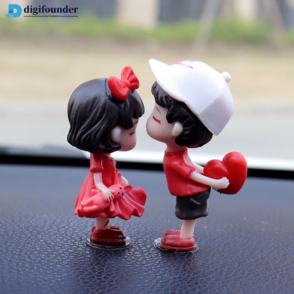 Digifounder รถอะนิเมะคู่เครื่องประดับน่ารัก Kiss บอลลูนรูปสีชมพู ...