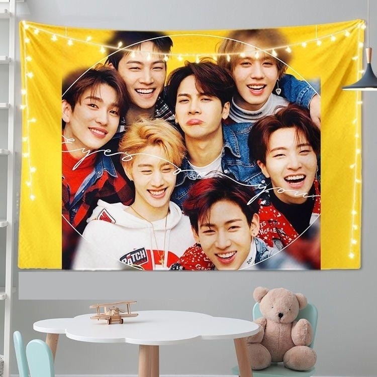 พรมแขวนผนัง GOT7 Jay B Mark Jackson jinyoung youngjae BamBam yugyeom ...