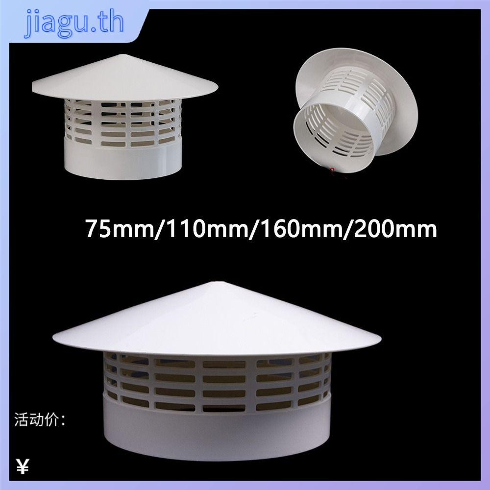 Jiagu หมวกกันฝนระบายอากาศ, PVC 75-200 มม.ฝาครอบป้องกันท่อเตา,ทนทานดูด ...