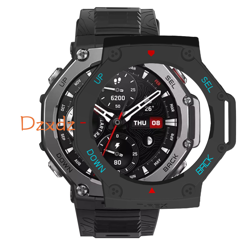 นาฬิกาสําหรับ Huami Amazfit T-rex 3 Hard PC วัสดุนาฬิกาตกแต่ง Shell ฝา ...