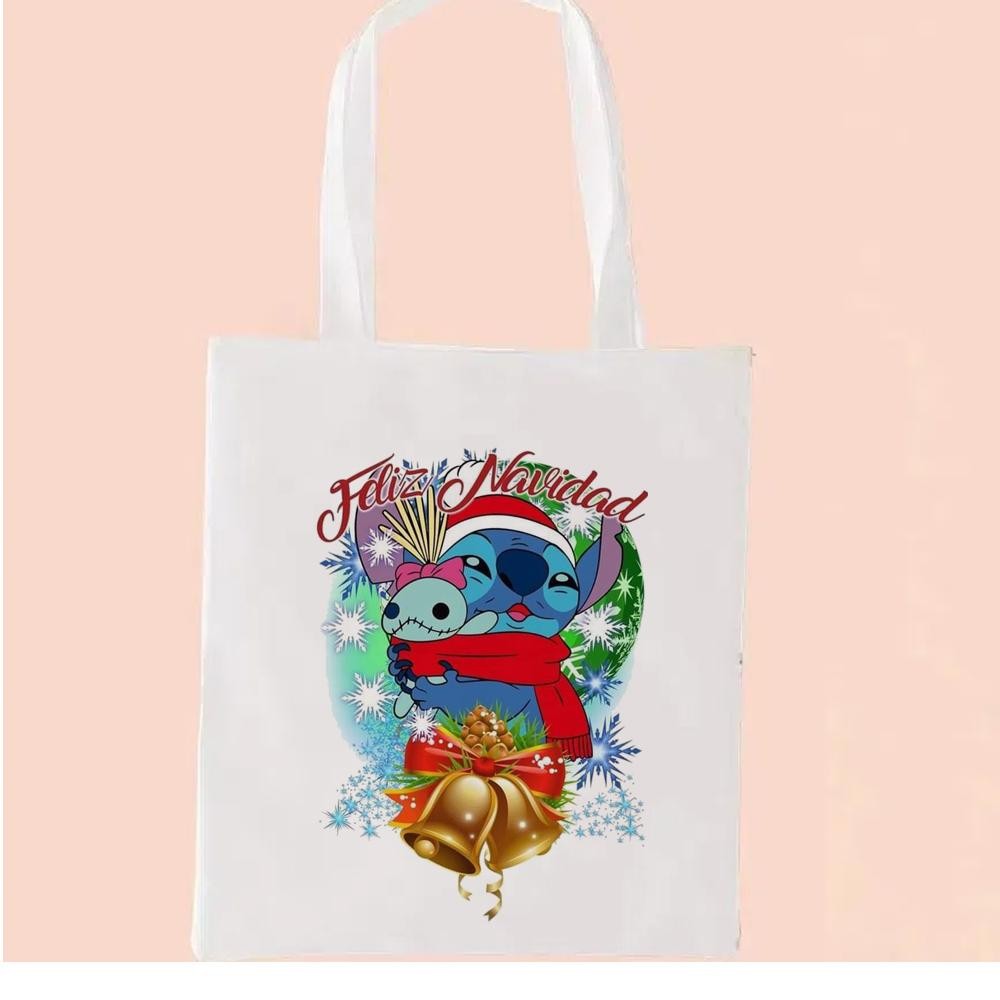 Merry Stitch shopping bag กระเป๋าผ้าแคนวาสผ้าฝ้าย shopper bag ...