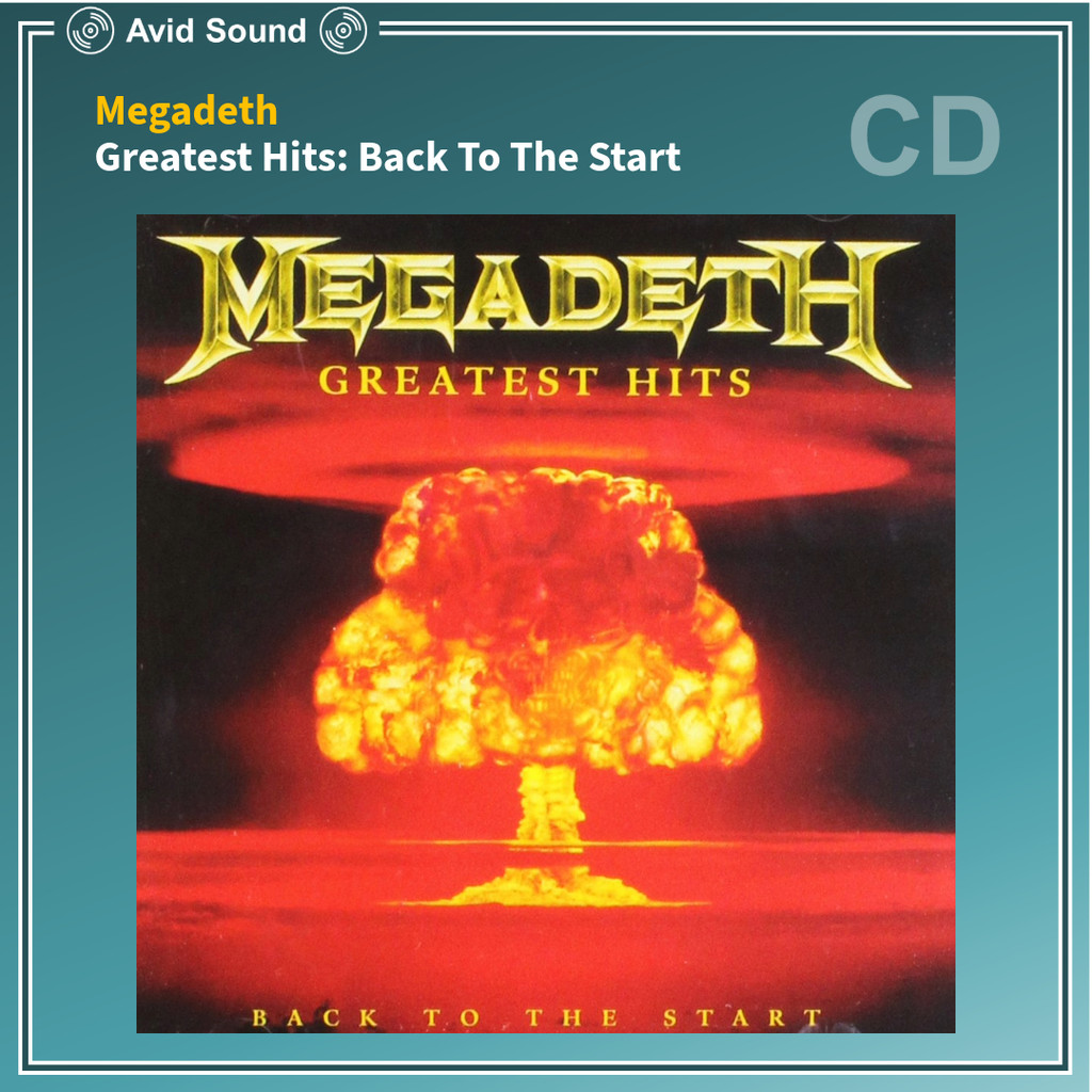 CD แผ่นซีดี Megadeth Greatest Hits Back To The Start ใหม่ ซีล Megadeth ...