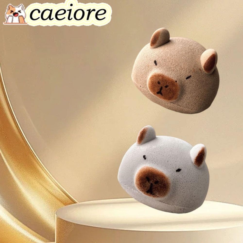 CAEIORE Capybara Bath Sponge Ball, Wash Blistering การ์ตูนสัตว์ Bubble ...