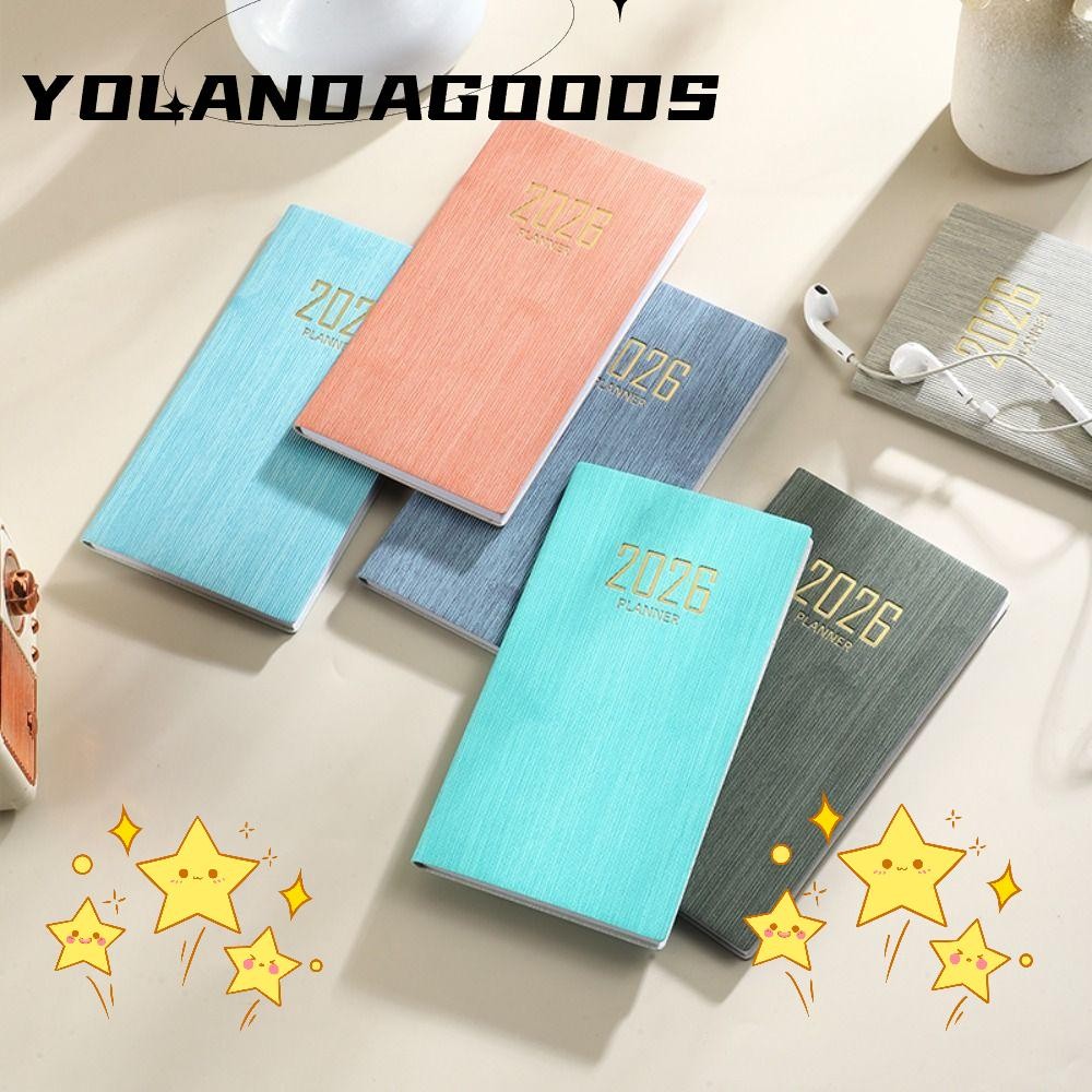 YOLA 2026 Schedule Book, A6 พร้อมหนังสือนัดหมายปฏิทิน, ภาษาอังกฤษ To Do ...