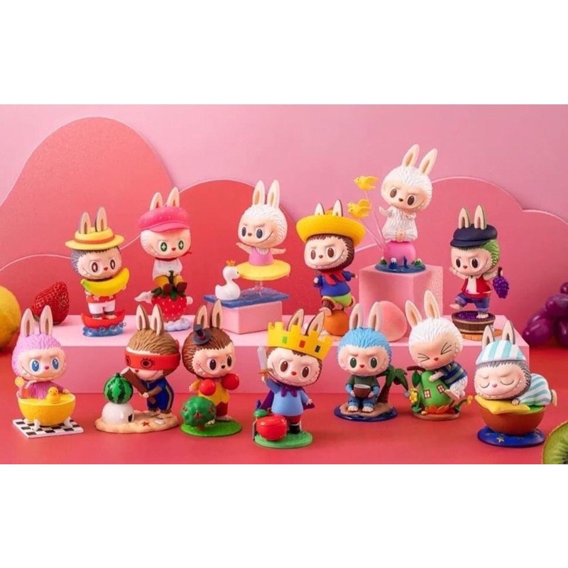 [ของแท้] Popmart The Monsters Fruit Labubu Series Cute Doll Blind Box ...