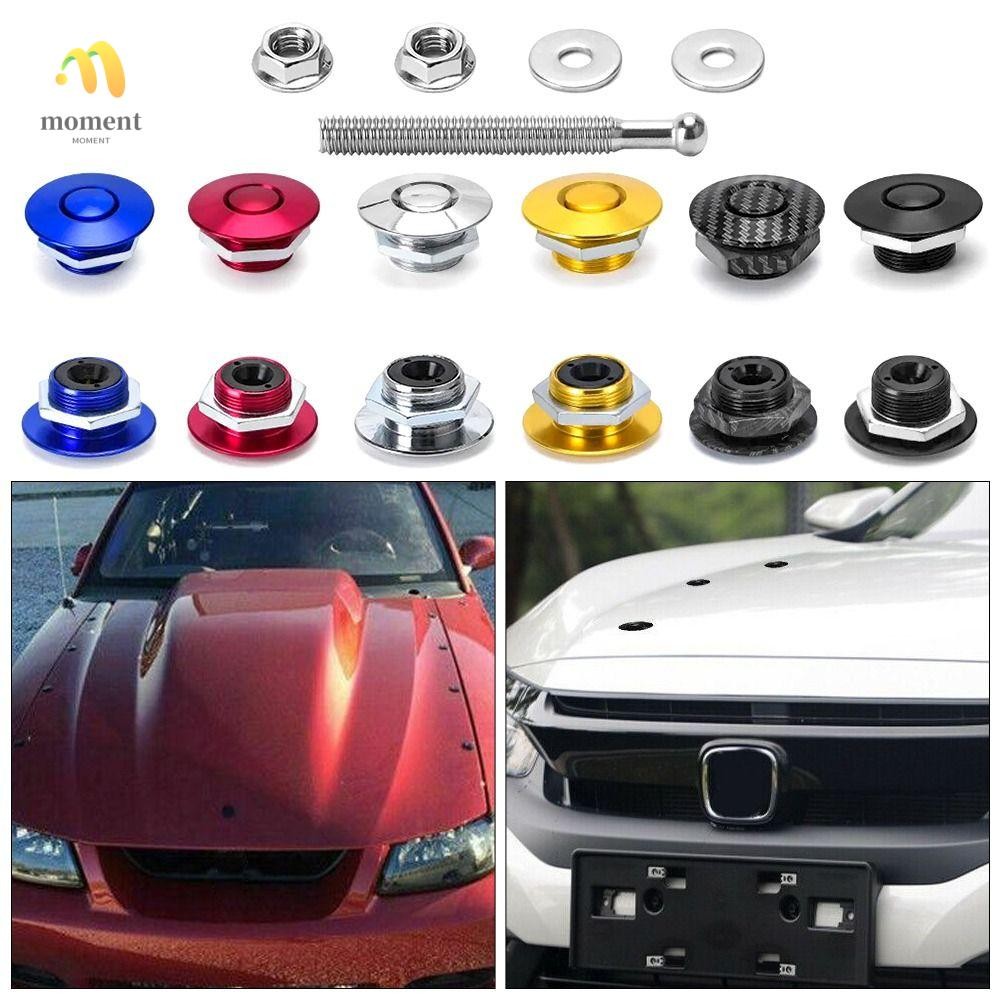 MOMENT 1 ชิ้นกันชนหน้า Hood Pin, Body Kit Latch คลิปปุ่มกด, อุปกรณ์ ...