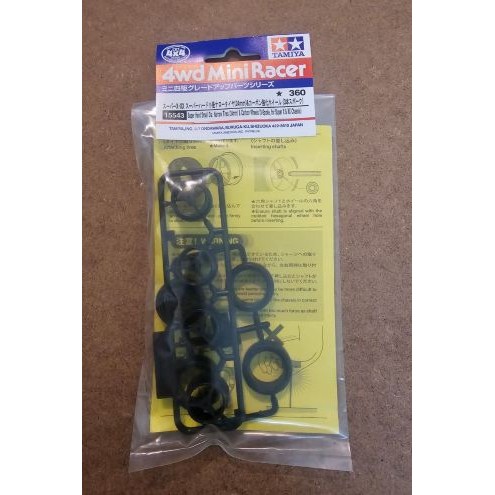 TAMIYA 15543 Super Hard Small Dia. ยาง Narrow (24mm) & ล้อคาร์บอน (3 ...