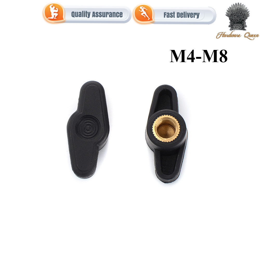 [QP9] น็อตจับพลาสติก น็อตจับลูกบิด หัวยางแบน น็อตทองแดง Z-Type น็อตสกรู ...