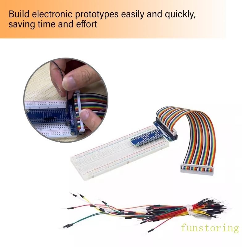 Fun GPIO บอร์ดขยายฝ่าวงล้อมชุดบอร์ดสําหรับ 5 4B 3B GPIO T ประเภทอะแดปเต ...