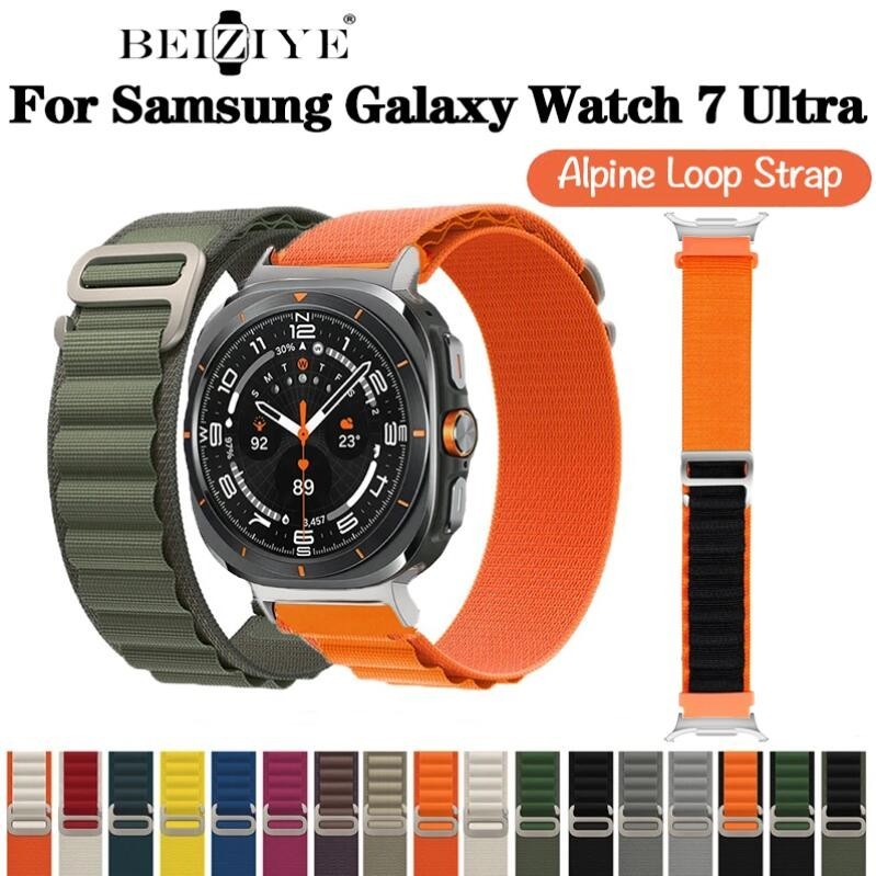 Alpine Loop สําหรับ Samsung Galaxy Watch 7 Ultra 47 มม.สร้อยข้อมือกีฬา ...