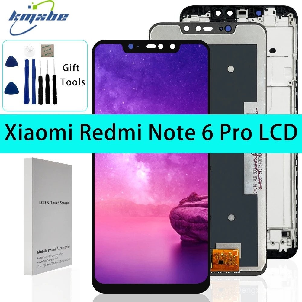 [พร้อมส่ง] 6.26 "Original Xiaomi redmi Note 6 Pro LCD จอแสดงผลหน้าจอ ...