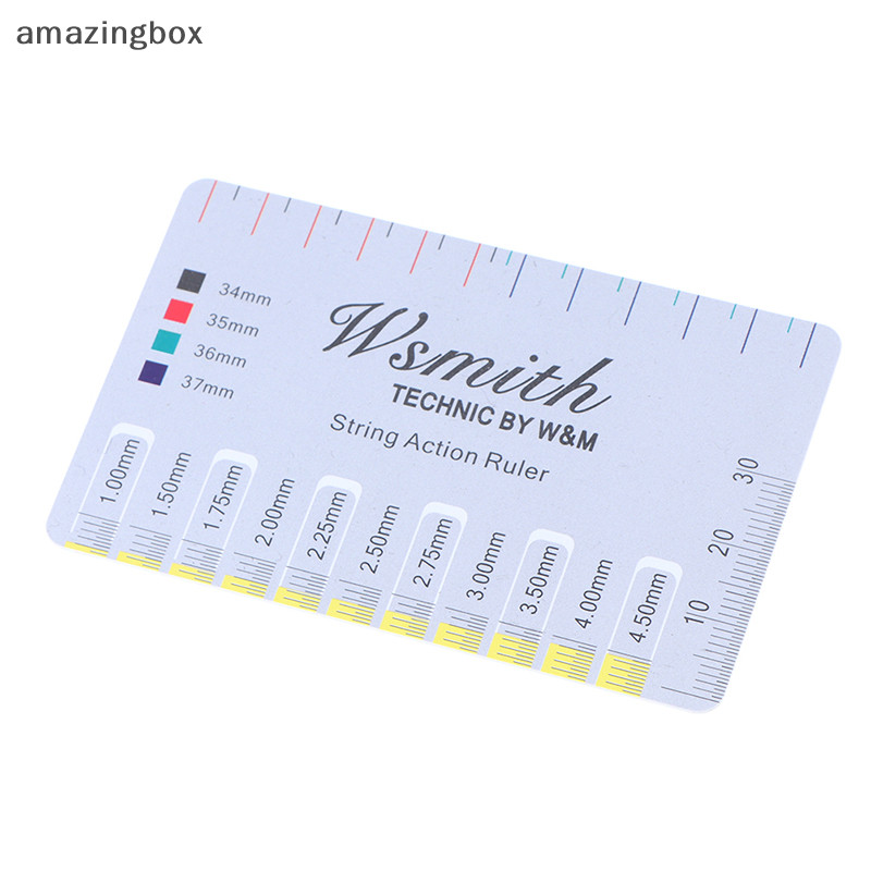 Abth 2 ชิ้นกีตาร์ String Action Gauge String Pitch ไม้บรรทัดเครื่องมือ ...