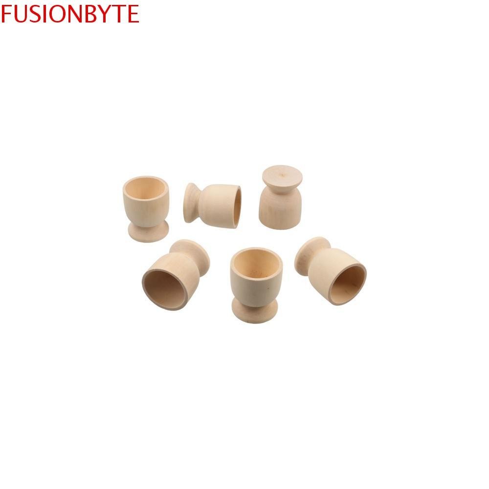 Fusionbyte ที่วางแก้วไข่อีสเตอร์ 4/10 ชิ้นไข่ต้มไม้อาหารเช้า DIY ขาตั้งไข่ | Shopee Thailand