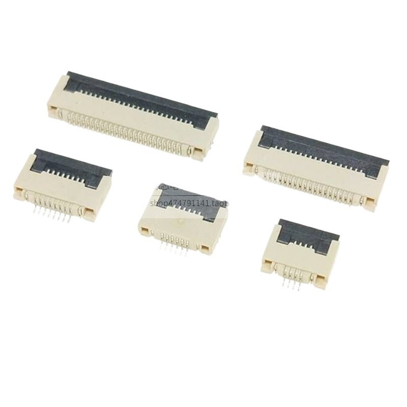 5 ชิ้น/ล็อต FPC Connector Cable Holder Flip Lower Connection 0.5/1.0 ...