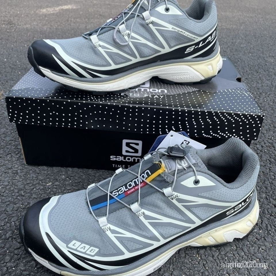 SALOMON Slab XT6รองเท้าเดินป่ากลางแจ้งรองเท้าผ้าใบออฟโรด Solomon ...