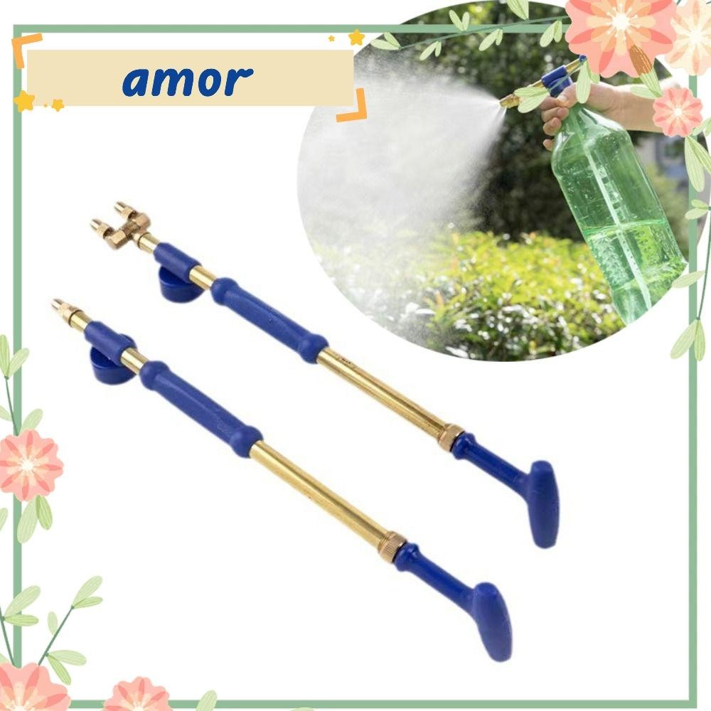 Amor12 Atomizing Misting หัวฉีด,เดี่ยว/คู่หัวทองเหลืองชลประทาน Sprayers, Universal Push-pull หัว ...