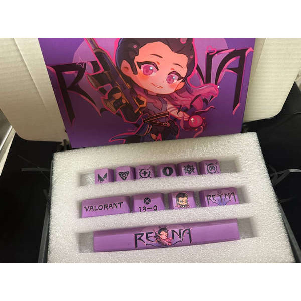 keycaps custom keycap Valorant REYNA Shadow Keycaps ความสูงดั้งเดิม PBT ...