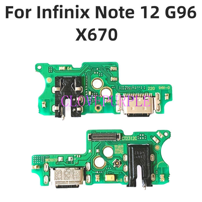 1x สําหรับ Infinix หมายเหตุ 12 G96 X670 USB Dock Charger พอร์ตปลั๊กหู ...