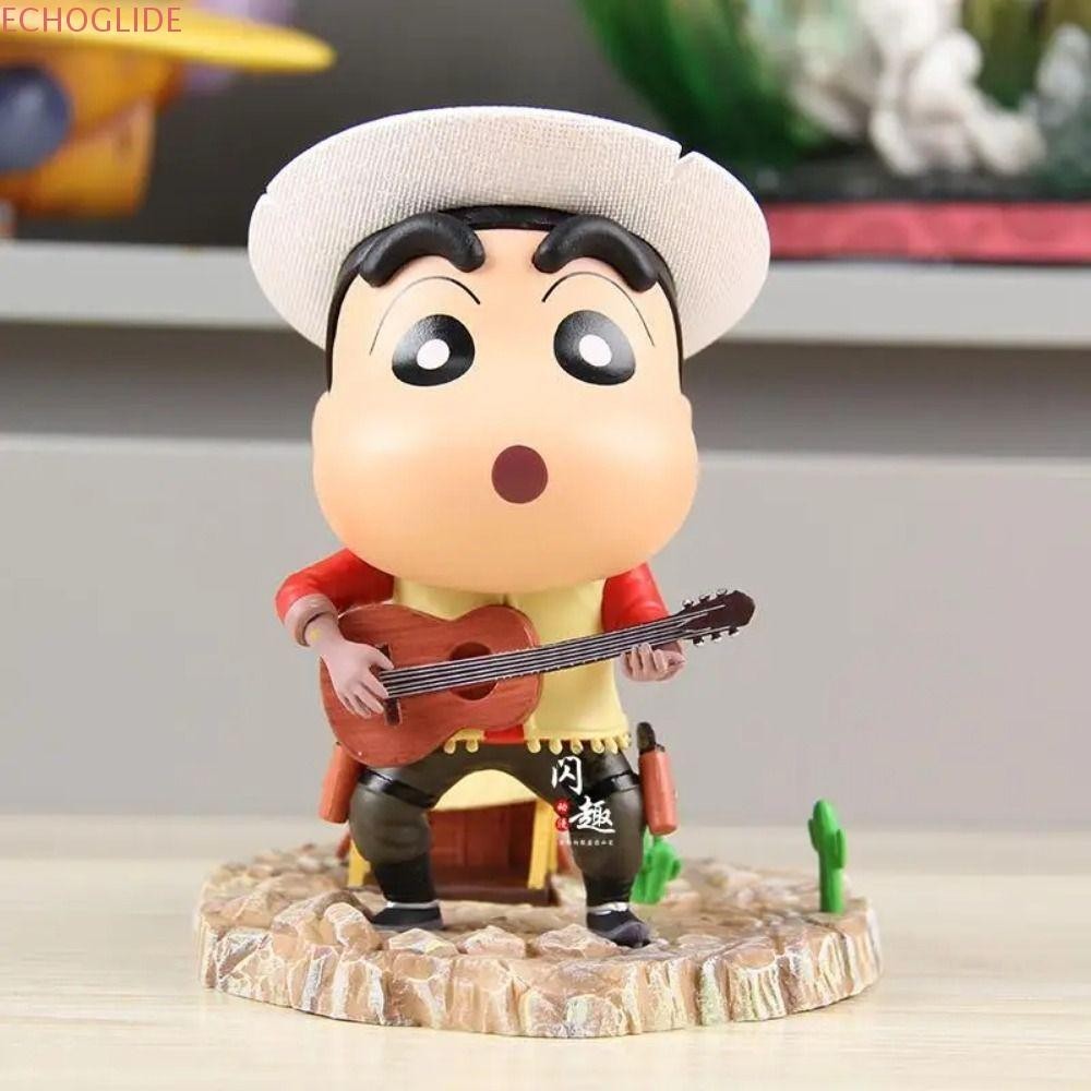 Echoglide Crayon Shin-Chan Action Figure ของเล่น, PVC West คาวบอย ...